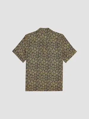 Vilebrequin Geometric Carapaces Linen Camp Shirt