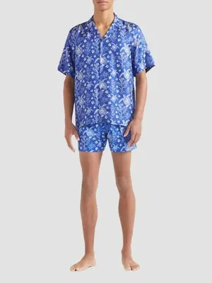 Vilebrequin X-ray Turtles Silk Camp Shirt