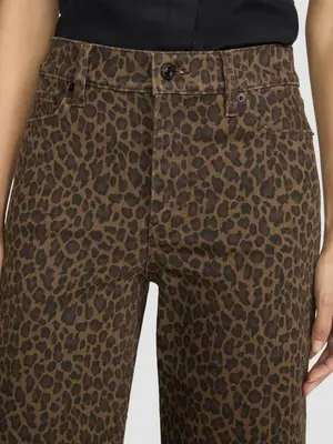 FRAME Le Slim Palazzo -print Jeans