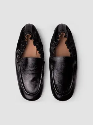 ODISSI Juno Moc Toe Leather Loafers