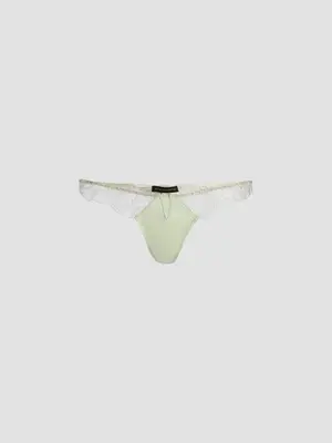 Kiki De Montparnasse Calla Lily Thong - Menthe