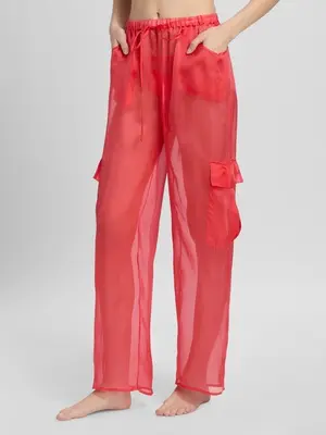 Kiki De Montparnasse Sheer Silk Organza Pants