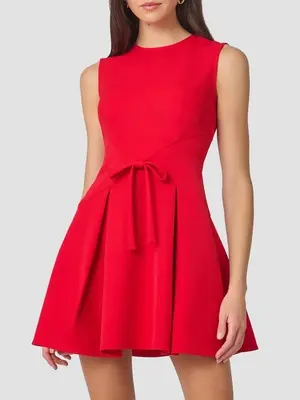 Shoshanna Hattie Crepe Minidress