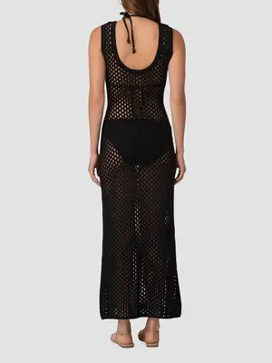 Shoshanna Plage Crotchet A-line Cover-up Maxi Dress
