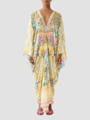 Camilla Barcelona Babe Silk Long Caftan