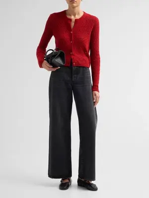 FRAME The Chenille Wool Cardigan