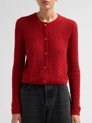 FRAME The Chenille Wool Cardigan