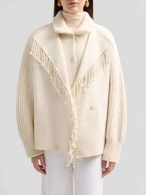 FRAME The Fringe Wool Coat
