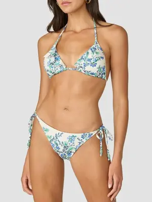 Shoshanna Ruffle Triangle Swim Top