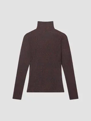 FRAME The Hosiery Leopard Print Sheer Top