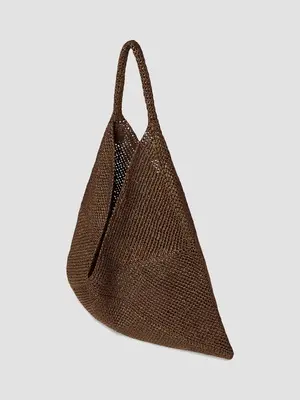 A.L.C. Sid Woven Shoulder Bag - Chocolate