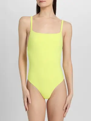 Kiki De Montparnasse Echauffe Straight Neck One-piece Swimsuit