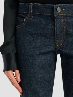 Khaite Conforti Denim Low-rise Straight-leg Jeans