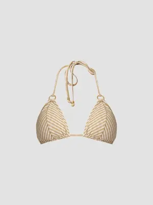 Shoshanna Mitered Triangle Bikini Top - Multi