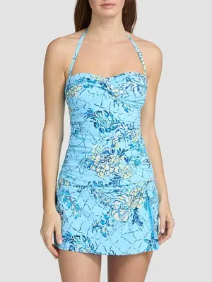 Lilly Pulitzer® Flaco Bellevue Breakers Beach Tankini Top