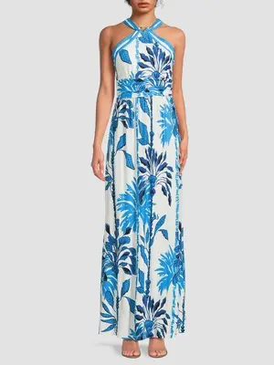 Lilly Pulitzer® Devena Floral Halter Maxi Dress