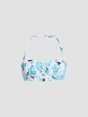 Lilly Pulitzer® Jessa Bandeau Bikini Top - White Multi