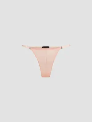 Kiki De Montparnasse Brienne Mesh Thong - Buff