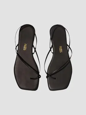 Tkees Millie Leather Sandals - Sable