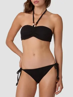 Shoshanna Cinched Tieneck Bikini Top