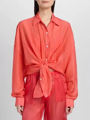 Kiki De Montparnasse Joue Avec Moi Print Cotton-blend Oversized Shirt