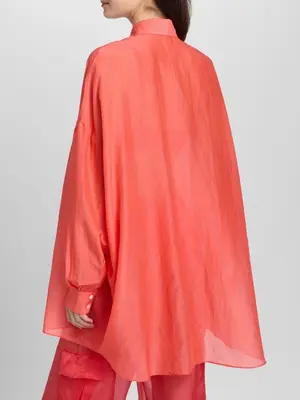 Kiki De Montparnasse Joue Avec Moi Print Cotton-blend Oversized Shirt