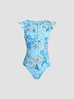 Lilly Pulitzer® Jossette One-piece Swimsuit - Blue Multi