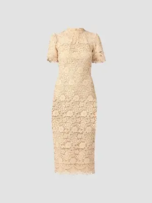 Shoshanna Vivienne Lace Midi-dress