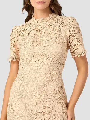 Shoshanna Vivienne Lace Midi-dress