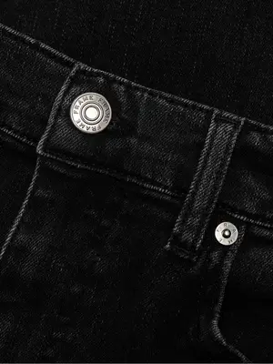 FRAME Le Sleek High-rise Straight Jeans - Meteor