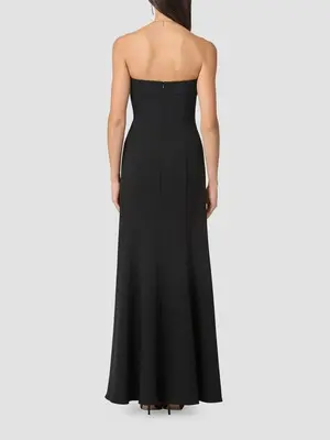 Shoshanna Phillippa Crepe Strapless Gown