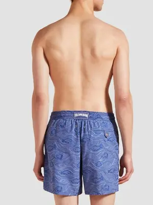 Vilebrequin Embroidered Aquarium Swim Trunks