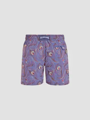 Vilebrequin Embroidered Camo Flowers Swim Trunks