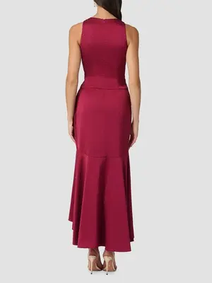 Shoshanna Verena Draped Midi-dress
