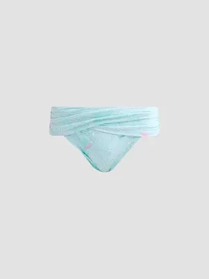 Lilly Pulitzer® Lagoon Sarong Hipster Bikini Bottom - Mint