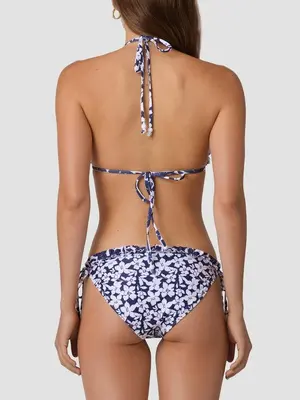 Shoshanna Floral Ruffled Triangle Bikini Top