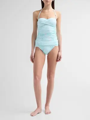 Lilly Pulitzer® Flaco Ruched Tankini - Mint