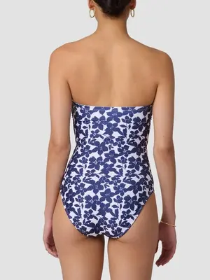 Shoshanna Floral Tie-waist One-piece Swimsuit