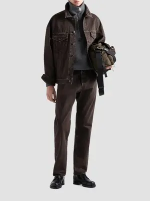 Prada Wool And Cashmere Polo Sweater - Grey