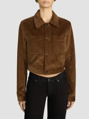FRAME The Small Cotton Corduroy Jacket