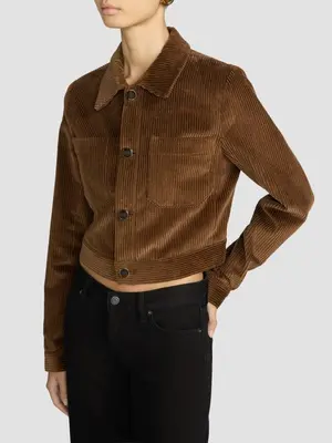 FRAME The Small Cotton Corduroy Jacket