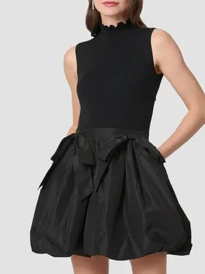 Shoshanna Brandy Mixed-media Minidress