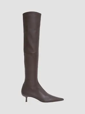 Simkhai Joni 45mm Stretch-leather Knee-high Boots - Hickory