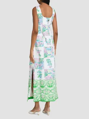 Lilly Pulitzer® Dee Patch Print Maxi Dress
