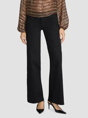 FRAME Le Slim Palazzo Low-rise Wide-leg Jeans