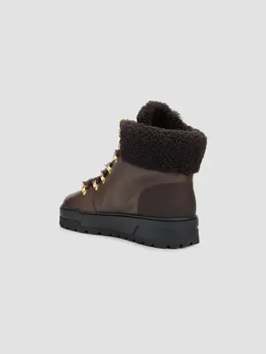 POLLINI Faux Leather Ankle Boots