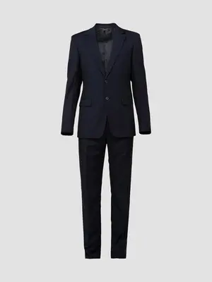 Prada Single Breasted Wool And Mohair Suit - Blue