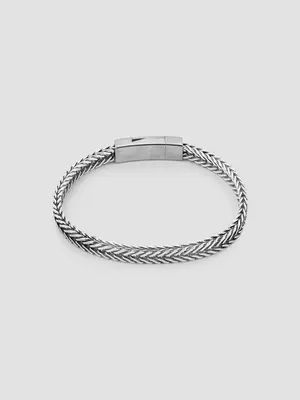 Tateossian Coda Di Volpe Sterling Bracelet - Silver
