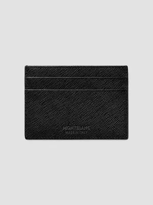 Montblanc Sartorial Leather Card Holder - Black