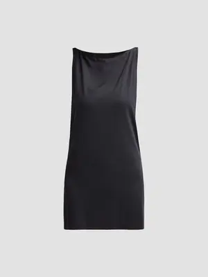 Kiki De Montparnasse Echauffe Cowlback Cover-up Mini Dress